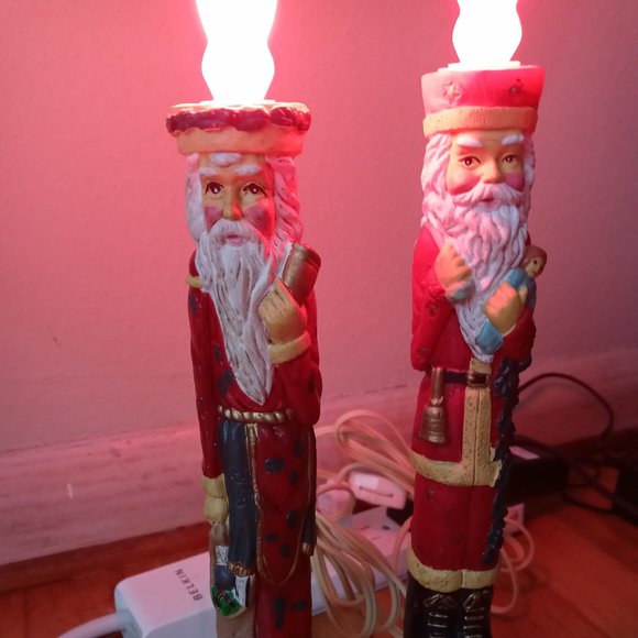 Silvestri | Holiday | Santa Slim Candelabra Christmas Lamps | Poshmark